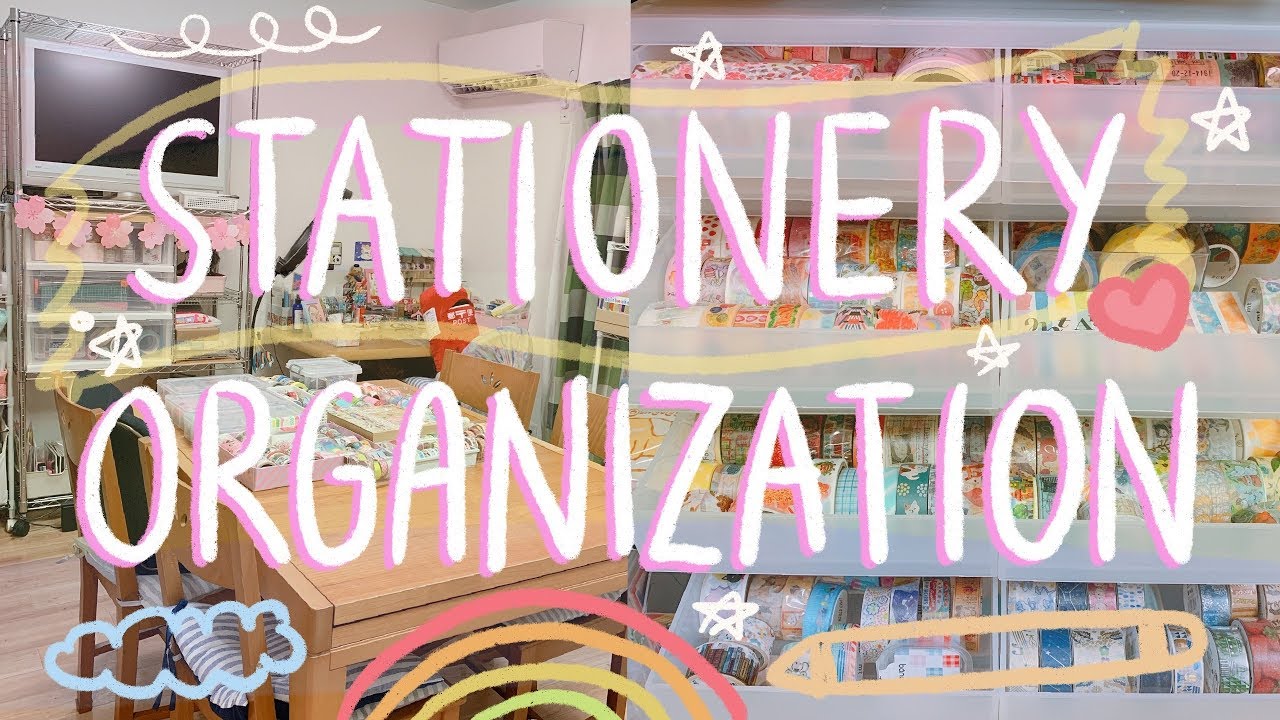 How I Organize My STATIONERY Collection (studio version) 🇯🇵 ...