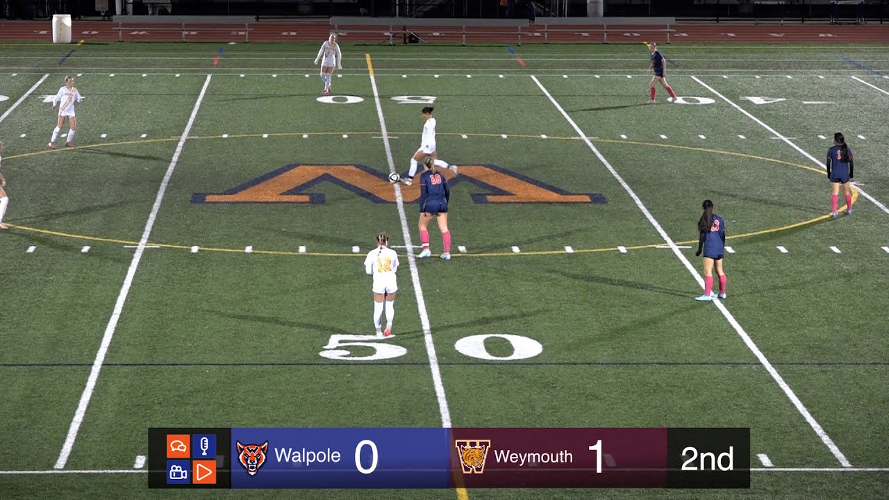 Walpole Girls Varsity Soccer vs. Weymouth - YouTube