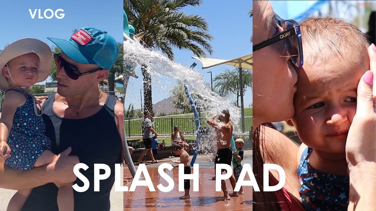 SUMMER VLOG: Splash Pad in Gilbert, AZ **FREE things to do with kids ...