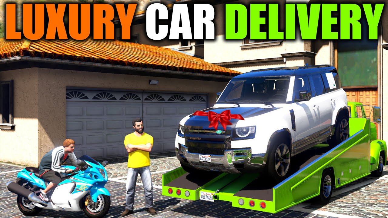 MICHAEL NEW LUXURY CAR DELIVERY | GTA 5 😮 - YouTube