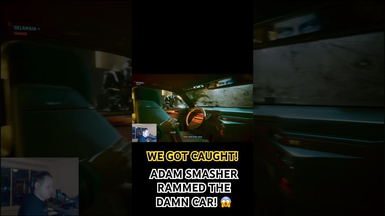 ADAM SMASHER SMASHED OUR CAR! #gaming #cyberpunk2077 - YouTube