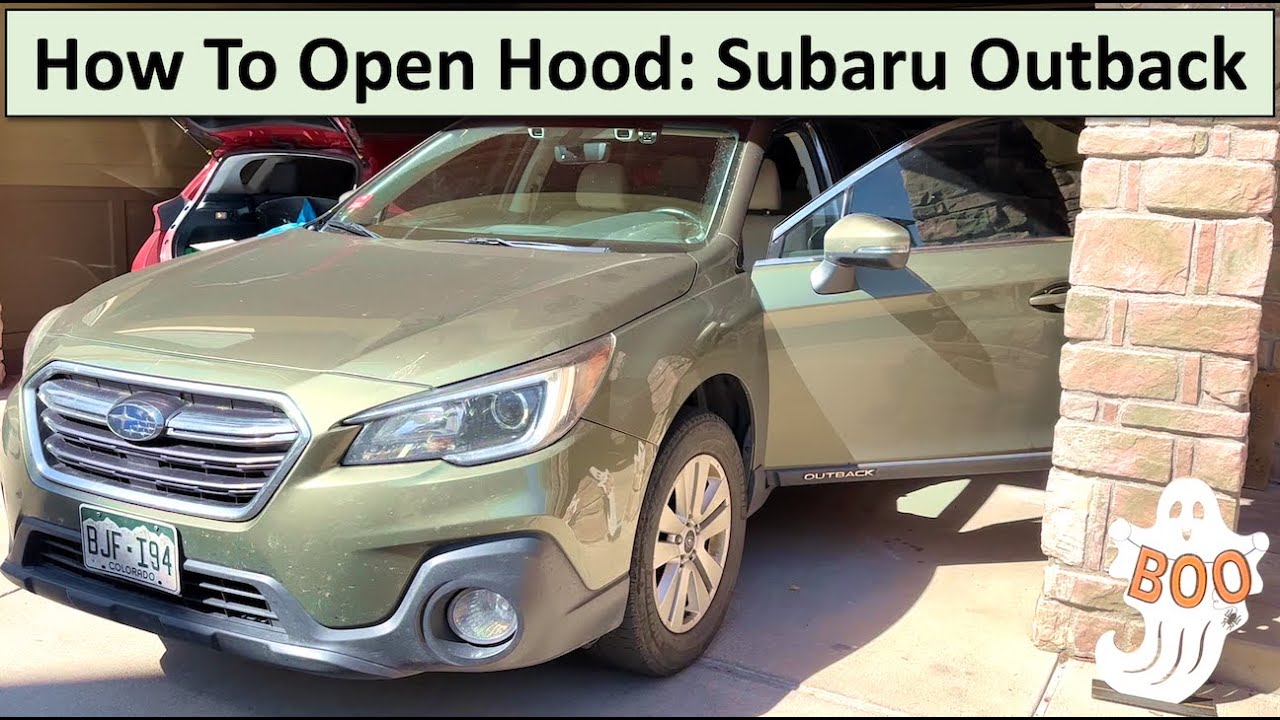 How to Open Hood on 2019 Subaru Outback | The DIY Guide | Ep 272 - YouTube