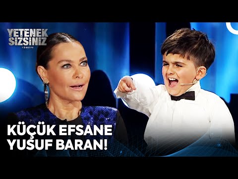 Hülya Avşar'ın Küçük Belalısı Yusuf Baran 🤣 | Yetenek Sizsiniz Türkiye