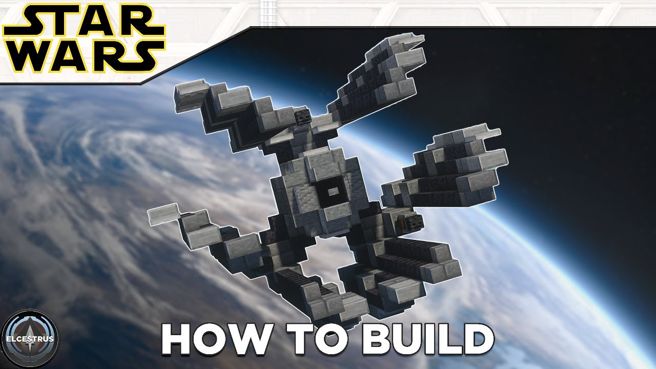 Imperial TIE/d Defender | Minecraft Star Wars tutorial - YouTube