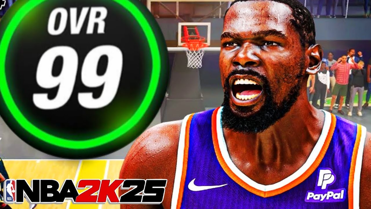 NBA 2K25 Kevin Durant's SHOCKING 99 OVERALL Gameplay Revealed! - YouTube