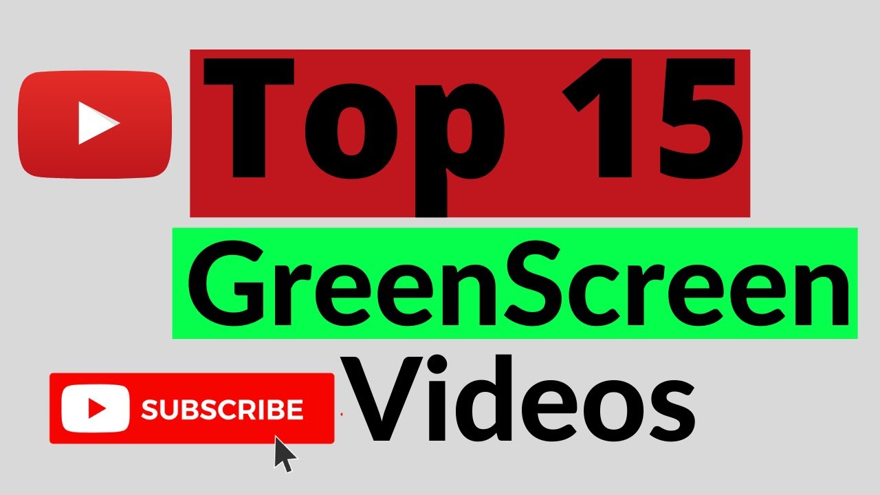 Subscribe / Like / Share Greenscreen | Top 15 Green Screen Videos ...