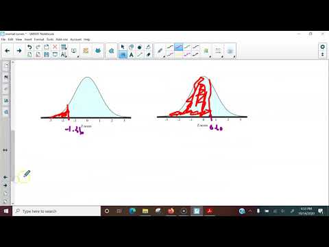 Findng the percent of data between two data points - YouTube