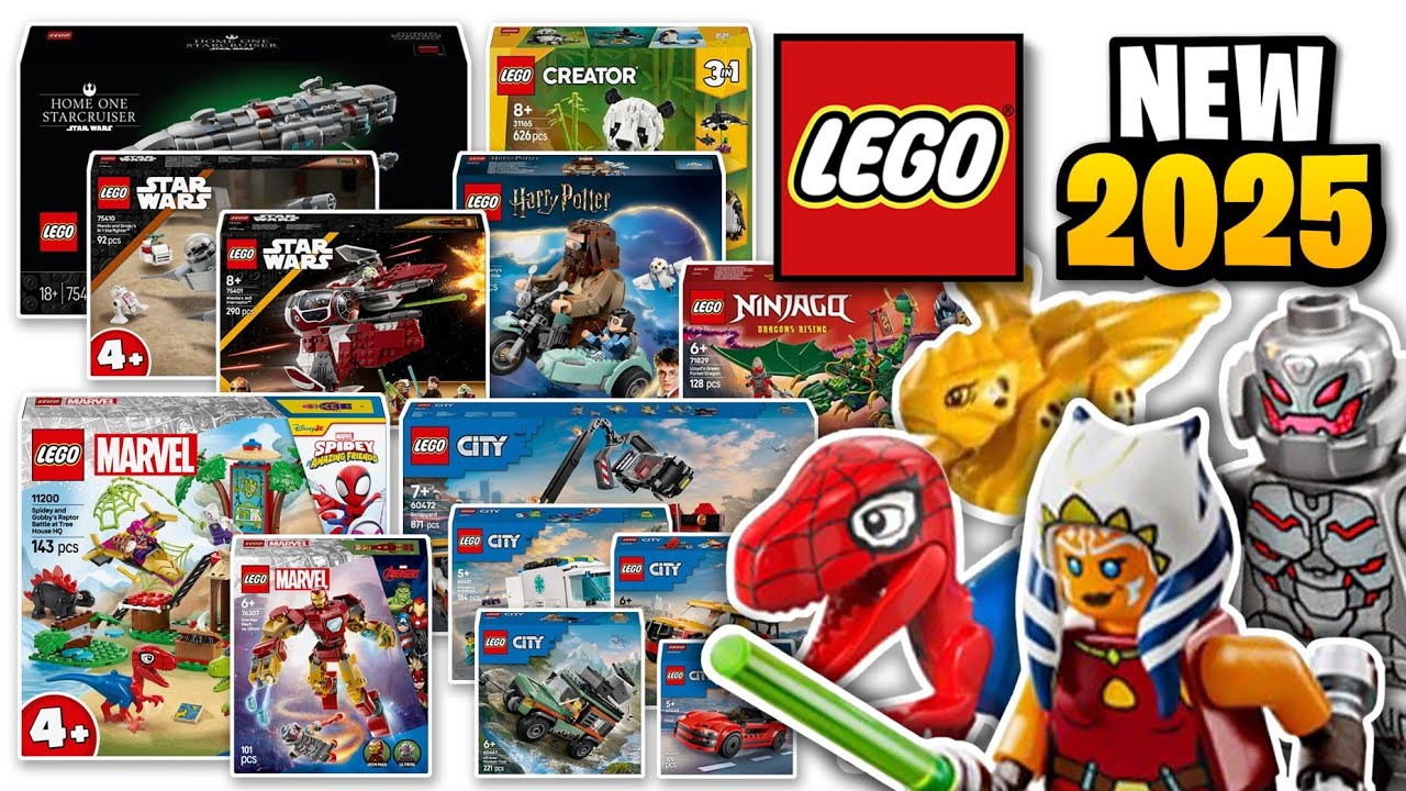 NEW LEGO 2025 Sets OFFICIALLY Revealed - Marvel, Star Wars, Harry ...