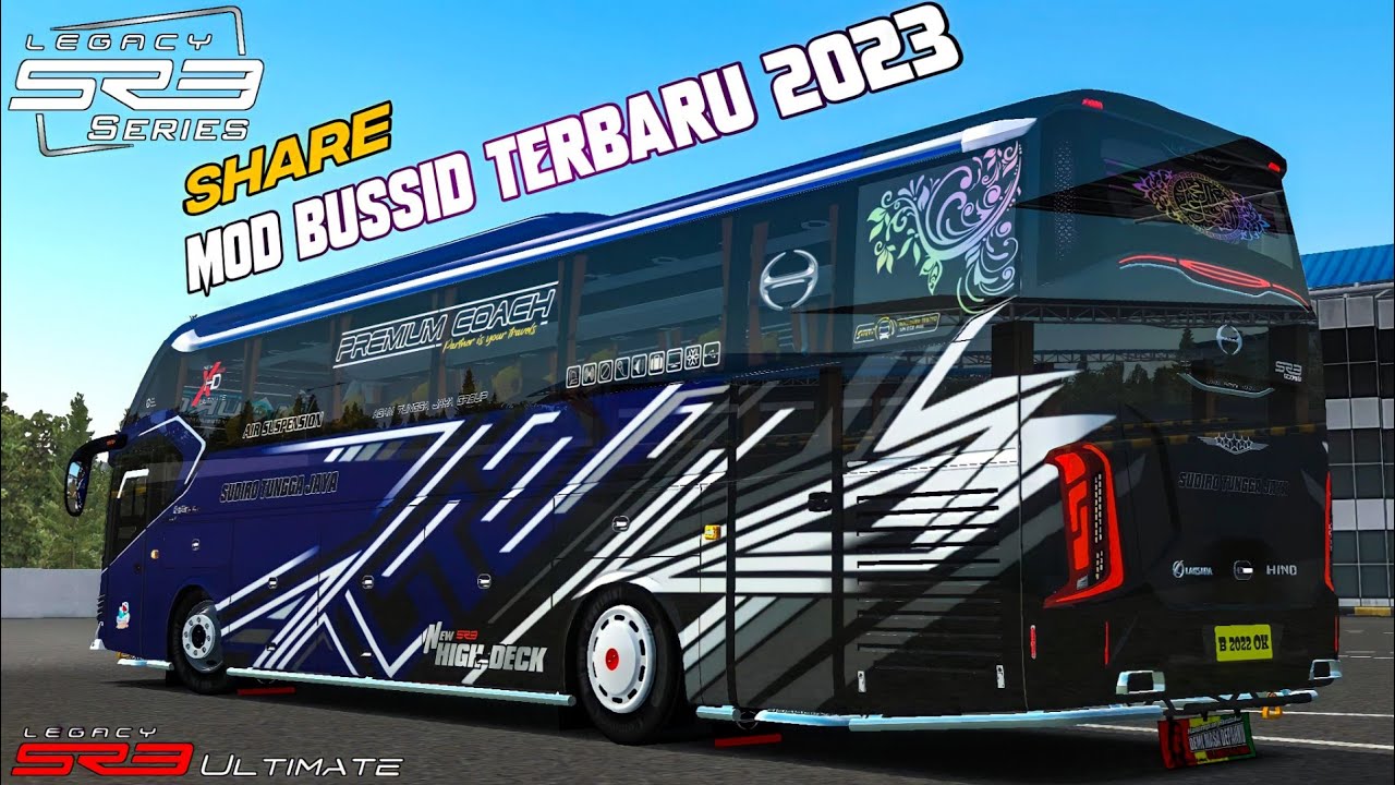 MOD BUSSID TERBARU MOD SR3 ULTIMATE SPECIAL LIVERY STJ MAURO - YouTube