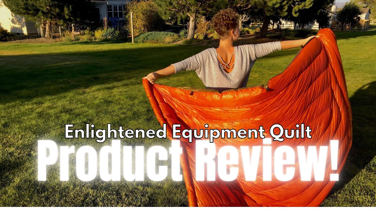 Product Review of Enlightened Equipment custom Revelation quilt - YouTube
