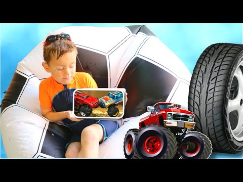 Monster trucks Juegos para niños Camiones Monstruo carros monster para ...