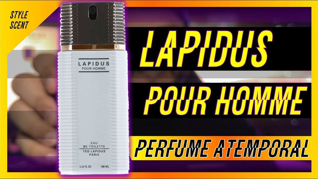 LAPIDUS POUR HOMME de Ted Lapidus - Um clássico da perfumaria mundial ...