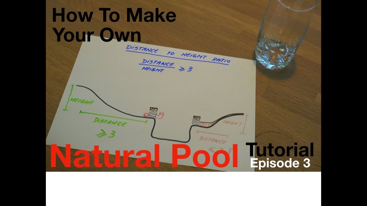 how to build your own ecological pool : episode 3 - YouTube