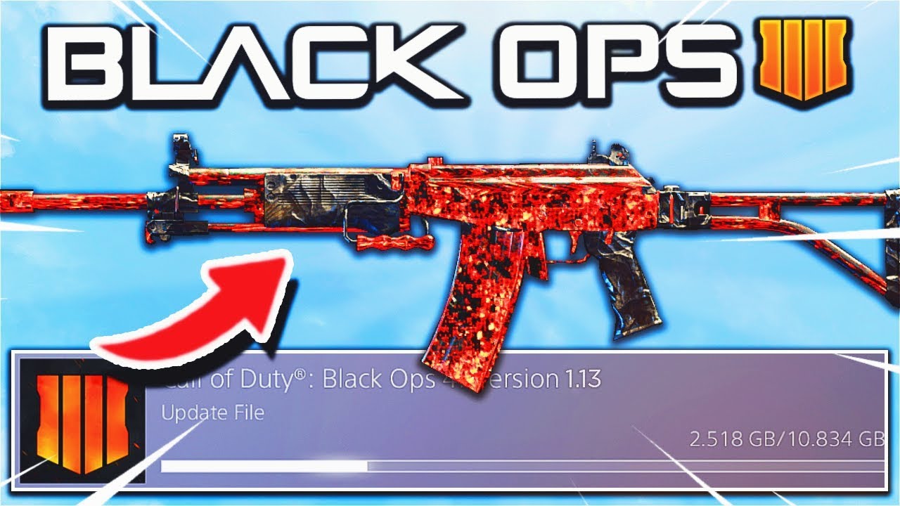 New Black Ops 4 UPDATE.. FREE DLC Weapons, Camos + 1.13 Update! (BO4 ...