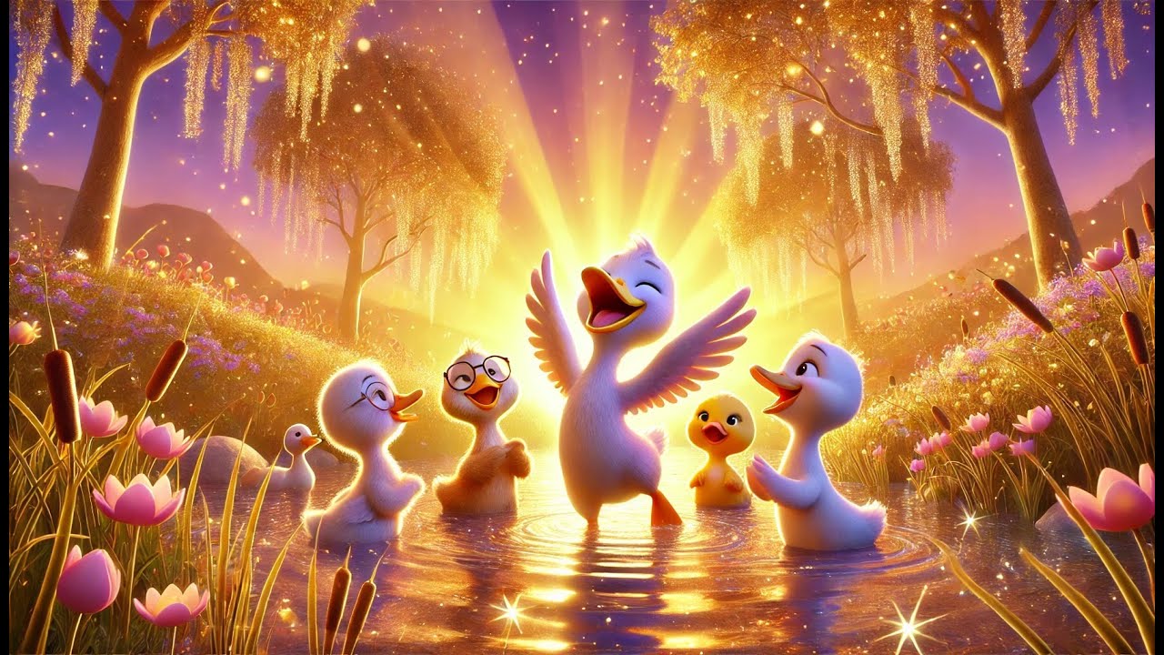 Cinco Patitos Traviesos 🐥💚 | Canción Infantil Divertida en Español ...