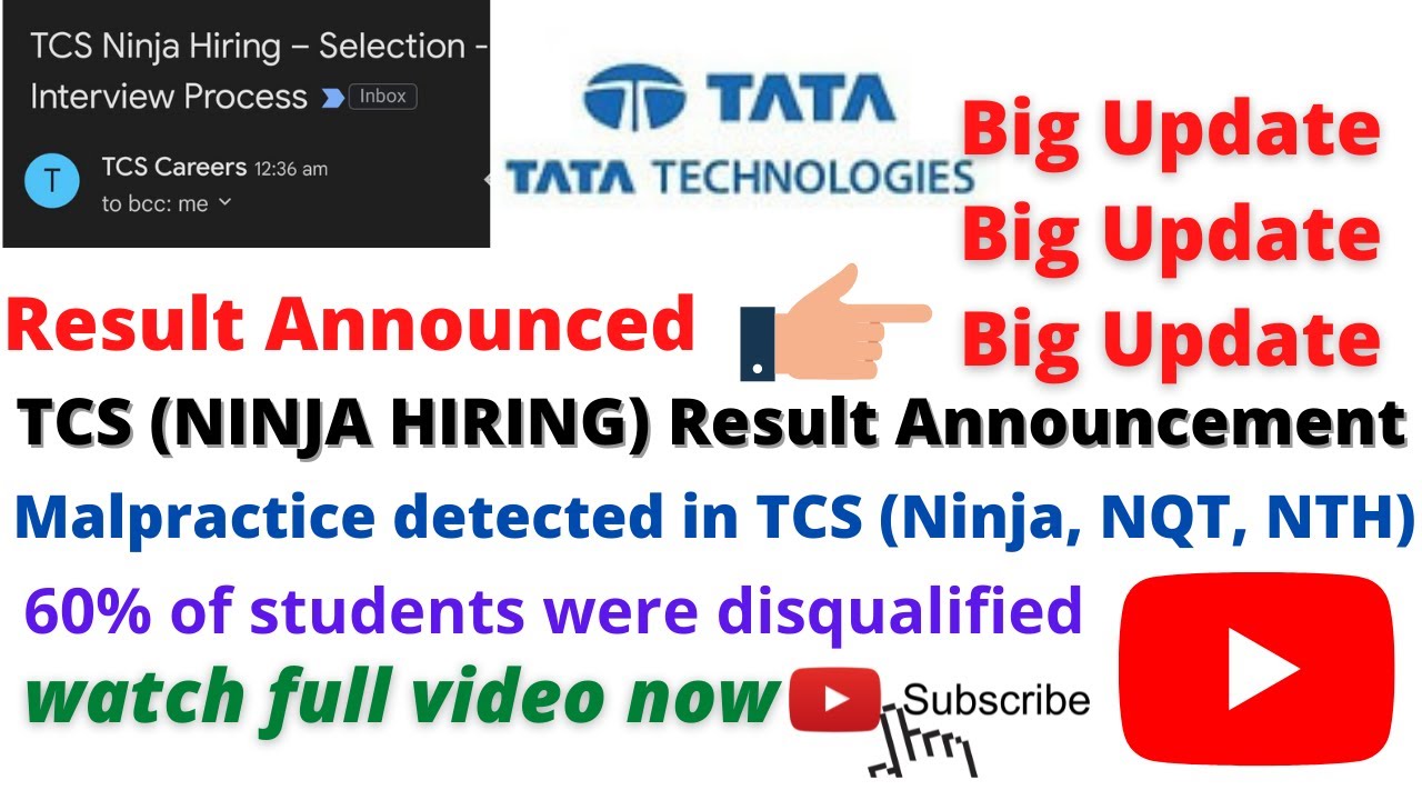 TCS Ninja Result TCS Ninja Hiring 2022 TCS Ninja Interview B Tech tcs-ninja-result-tcs-ninja-hiring-2022-tcs-ninja-interview-b-tech
