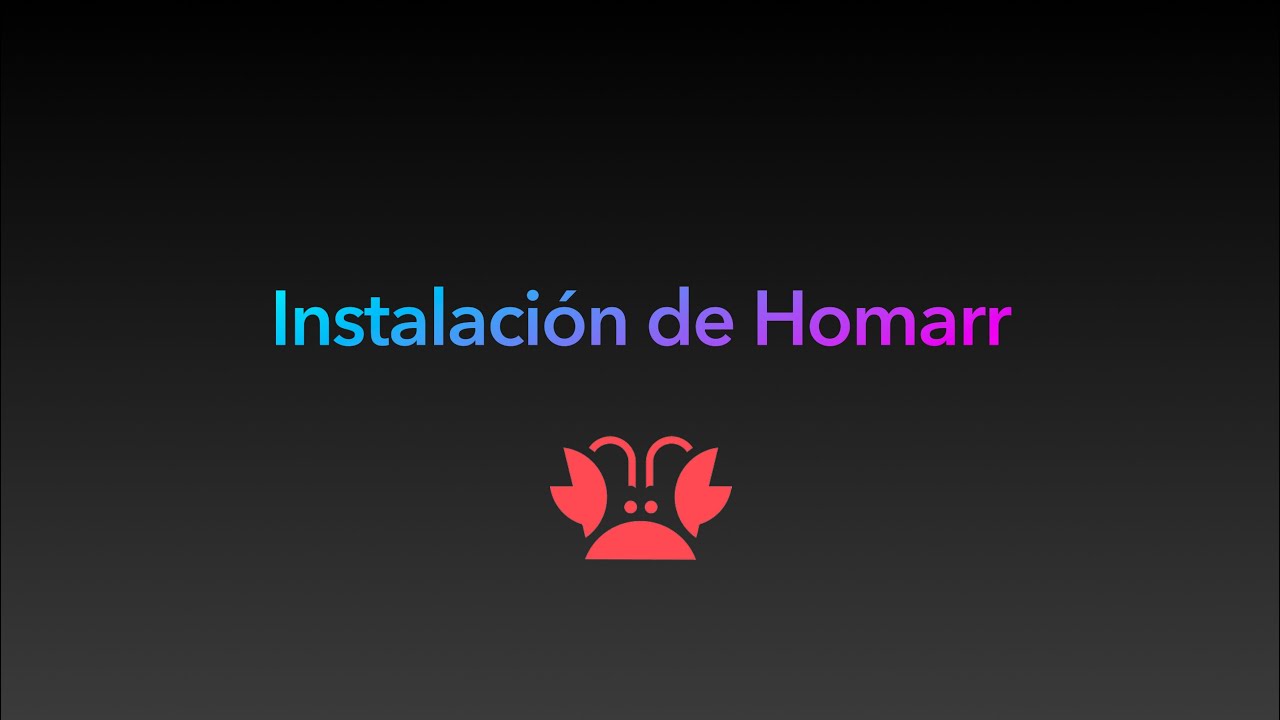Instalacion de Homarr - YouTube