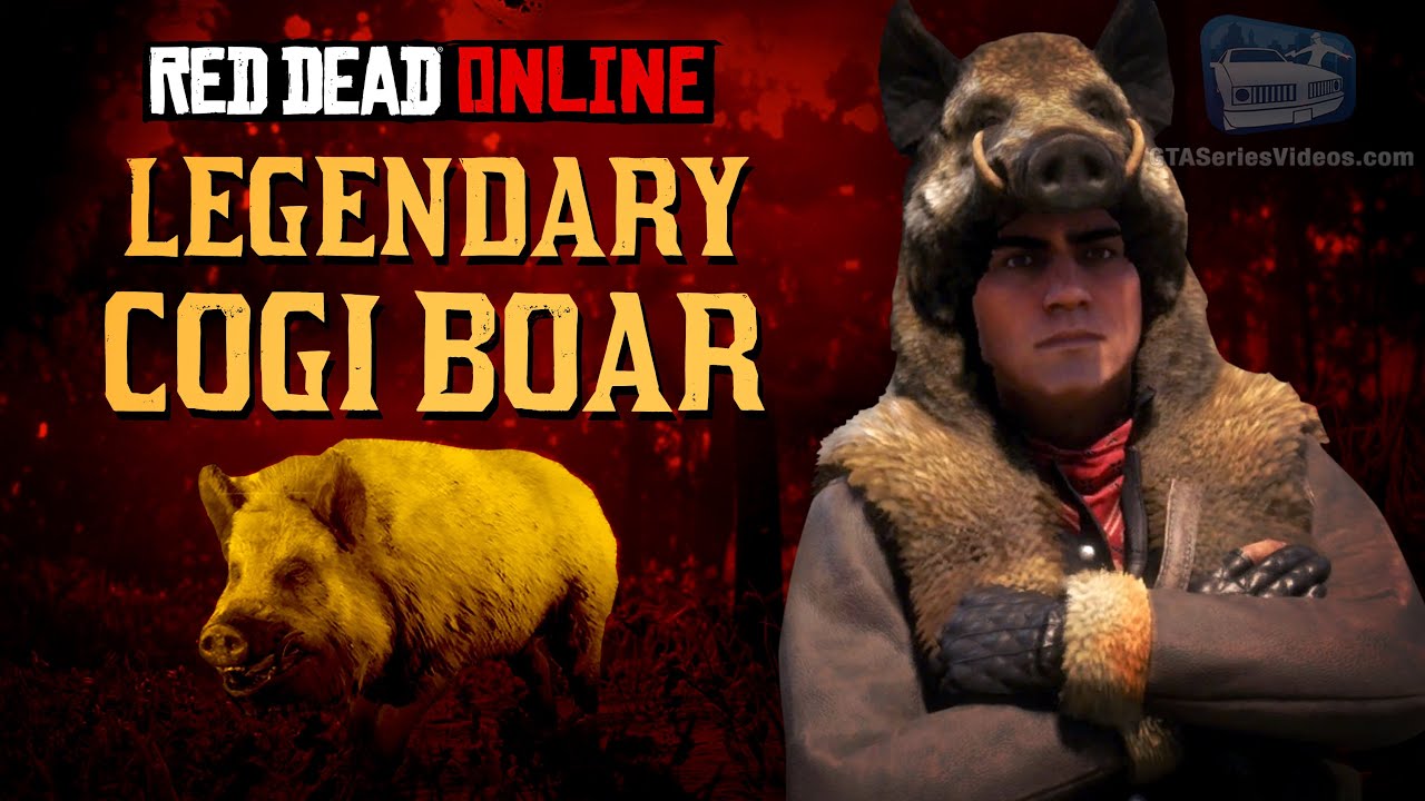 Red Dead Online - Legendary Cogi Boar Location [Animal Field Guide ...