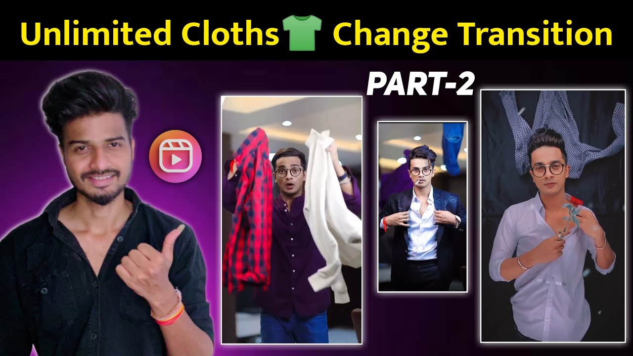 Many time cloth change Transition Tutorial | Unlimited Cloth change ...