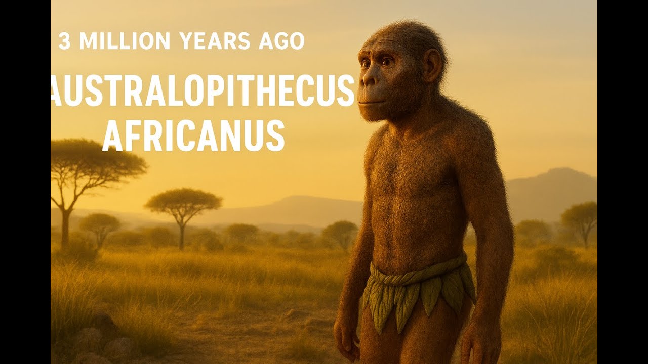 3 Million Years Ago | Australopithecus africanus | The Dawn of Human ...