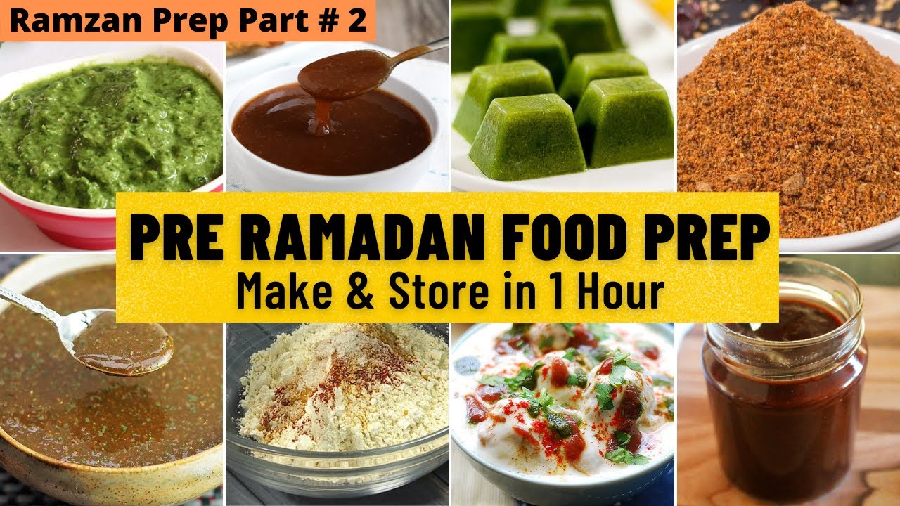 Ramadan Food Preparation | Make and freeze In 1 Hour | Pre Ramadan ...