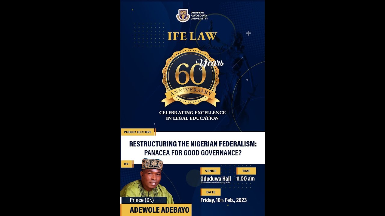 Ife Law 60 Years Anniversary - YouTube
