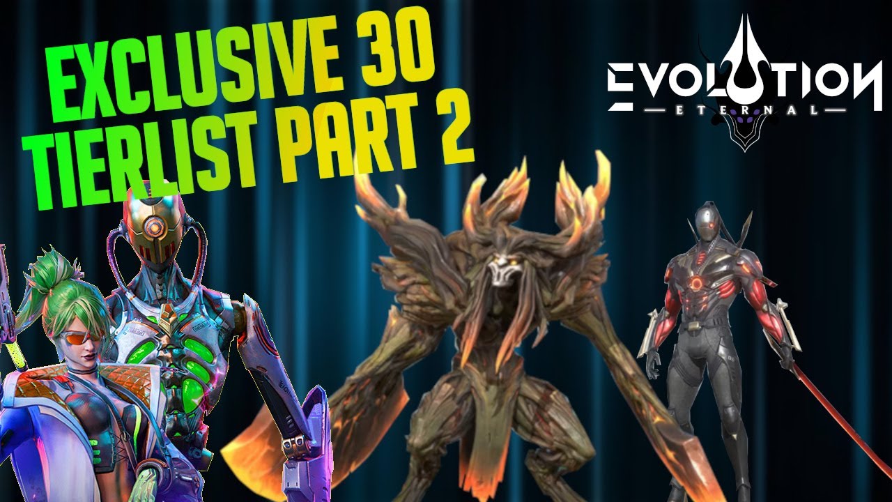 Exclusive 30 Weapon Tierlist | Part 2 | Red Runes | Eternal Evolution ...