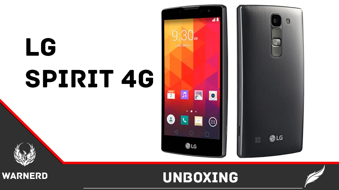 LG Spirit 4G » Unboxing - YouTube