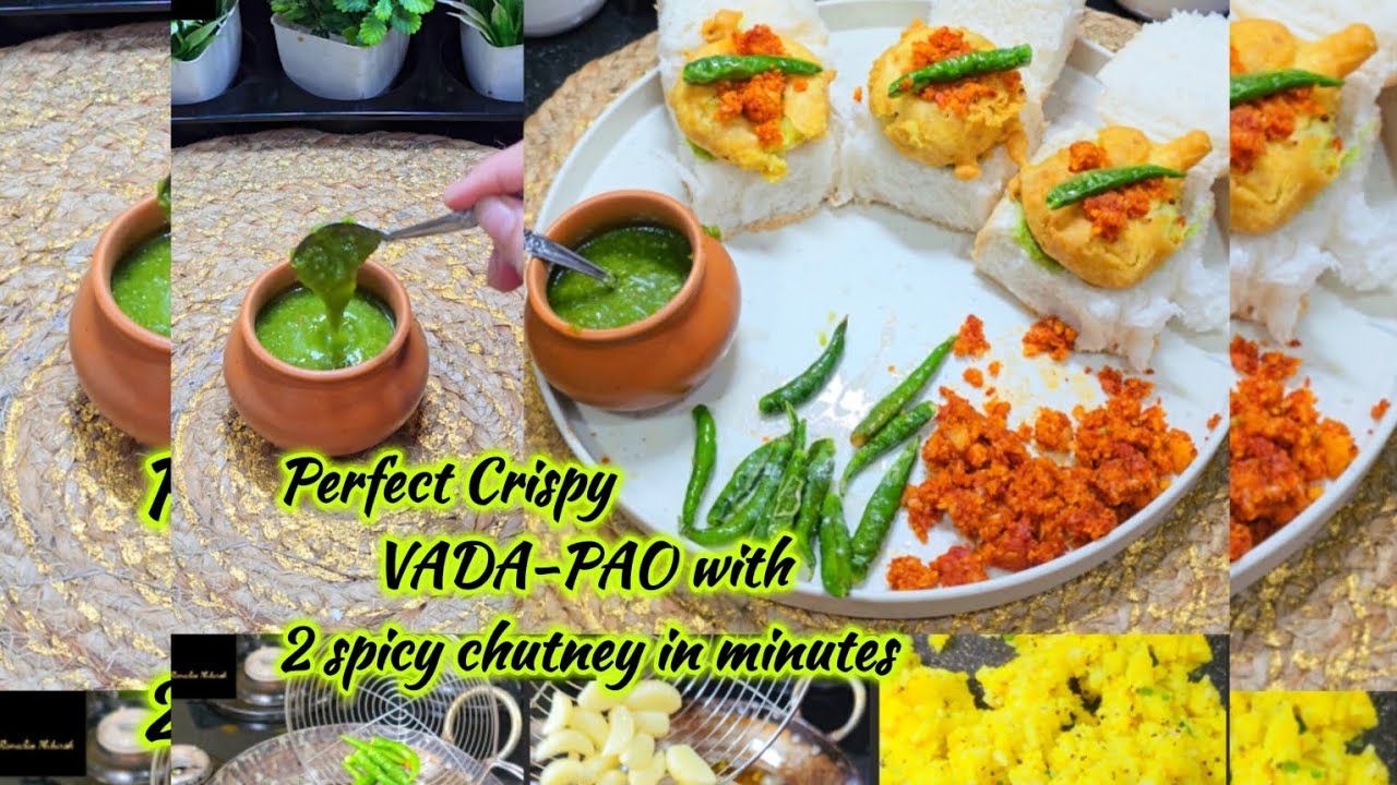 Perfect Vada Pav Recipe | mumbai प्रासद्ध बड़ा पाव सीक्रेटरेसिपी ...