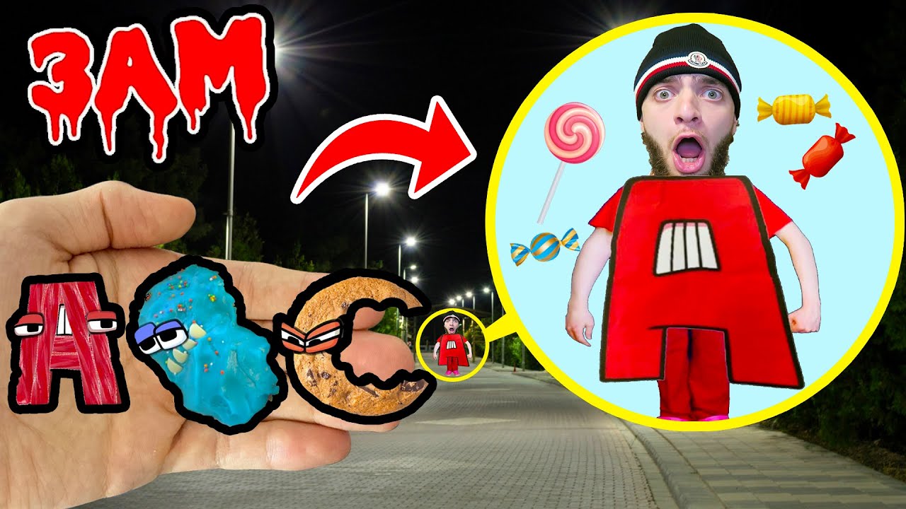 DO NOT EAT ALPHABET LORE CANDY AT 3AM!! *I TURNED INTO EVERY ALPHABET ...