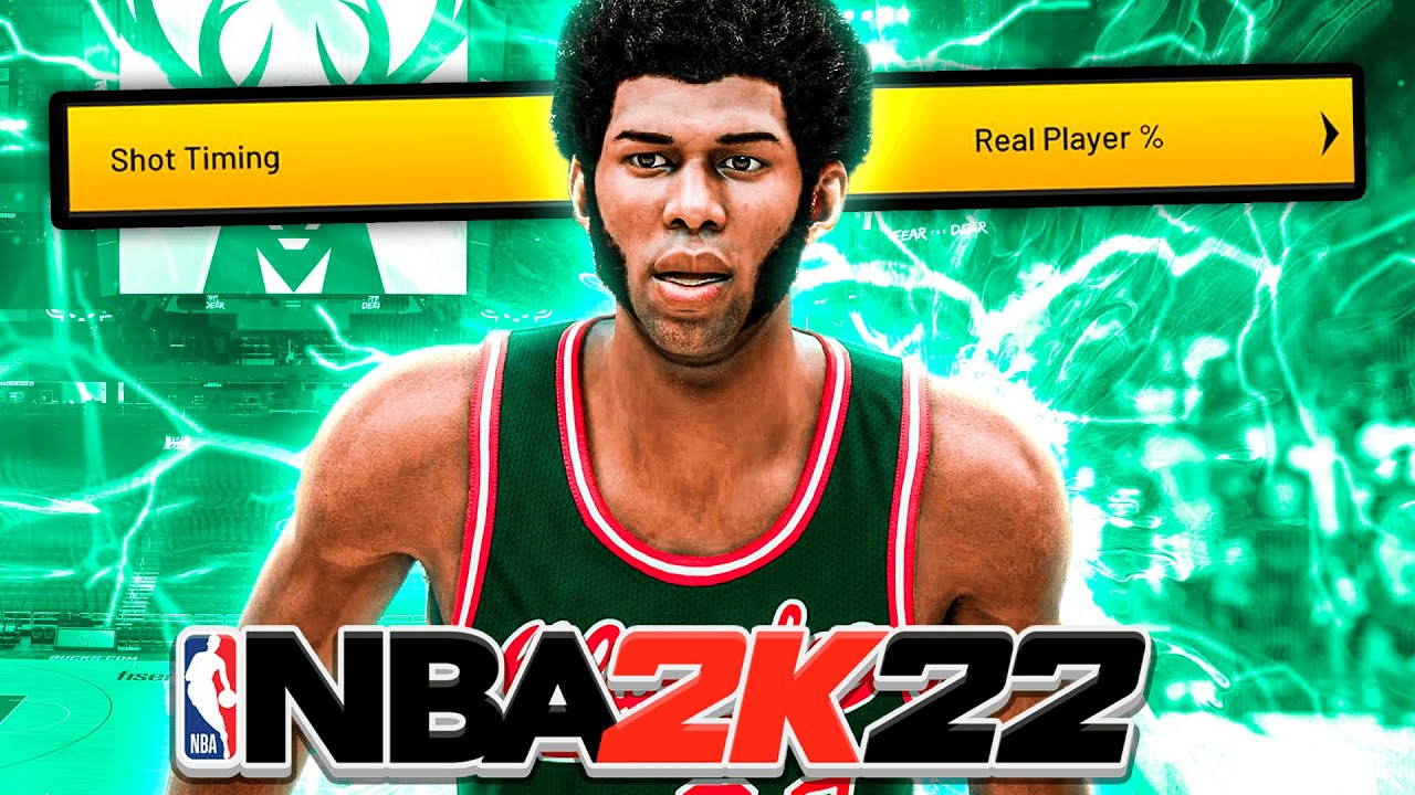 Kareem Abdul-Jabbar + Real Player % is a CHEAT CODE in NBA 2K22 NEXT ...