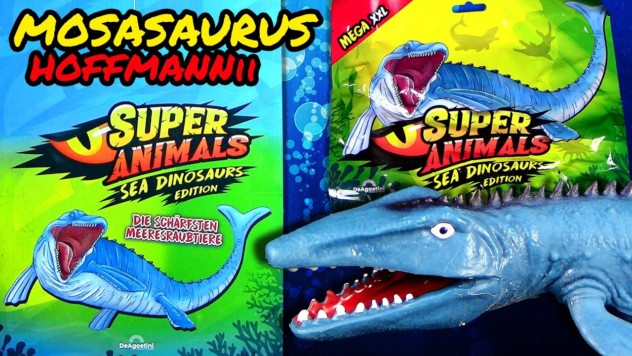 DeAgostini ® Super Animals Sea Dinosaurs Edition - Mosasaurus - Mega ...