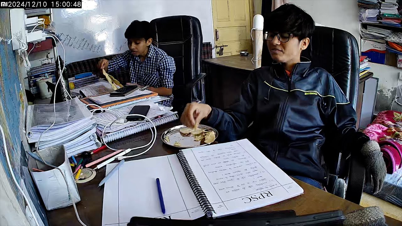 EP-3: Study Routine Series | 24-Hour CCTV Footage - YouTube