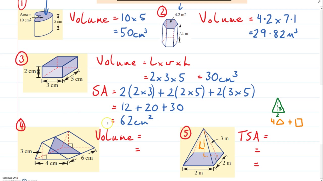 3 6 TSA And Volume Of Prisms TCN 2016 YouTube 3 6 TSA And Volume Of Prisms TCN 2016 YouTube