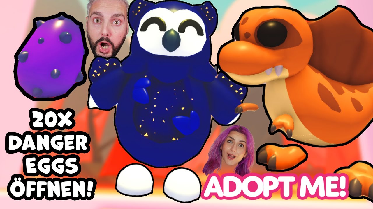 Wir haben 20 NEUE ADOPT ME DANGER EIER GEÖFFNET...& beide Legendary ...