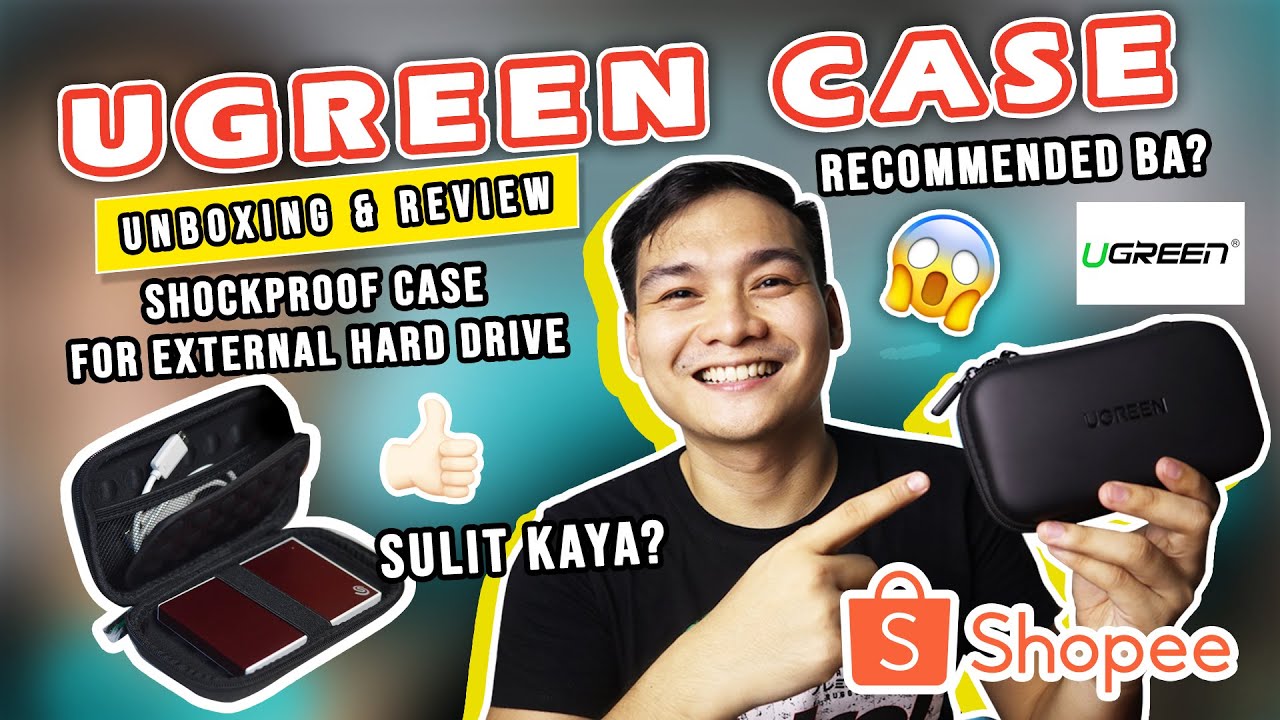 UGREEN HARD DRIVE CASE | SHOCKPROOF EXTERNAL HARD DRIVE BAG | UNBOXING ...