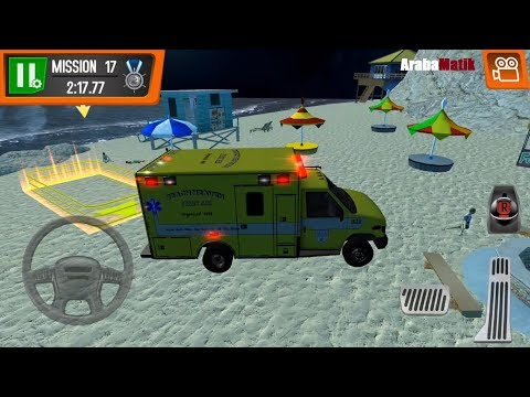 Ambulans Şoförü ve Yaz Sahil Güvenlik Oyunu // Coast Guard: Beach Rescue Team Android Gameplay FHD