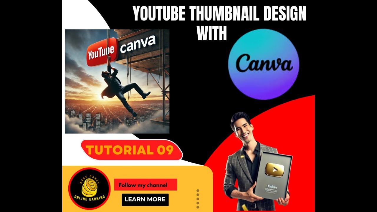 YouTube #09 | How to Create YouTube Thumbnails with CANVA | Thumbnail ...