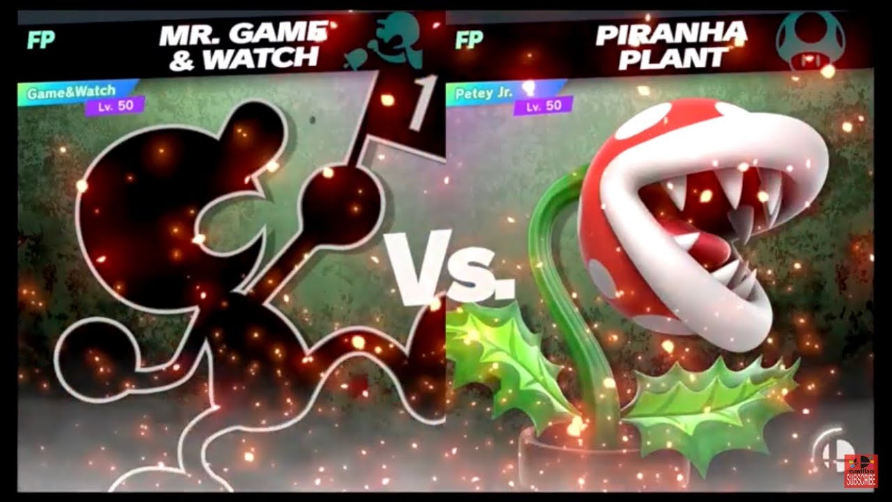 Super Smash Bros Ultimate Amiibo Fights – Mr Game&Watch vs the World ...