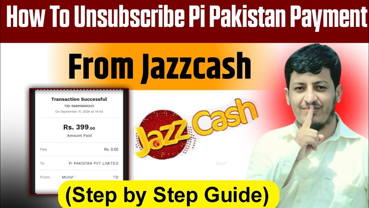 How to Unsubscribe Jazzcaah Pi Pakistan Payment || Pi payment Jazzcaah ...