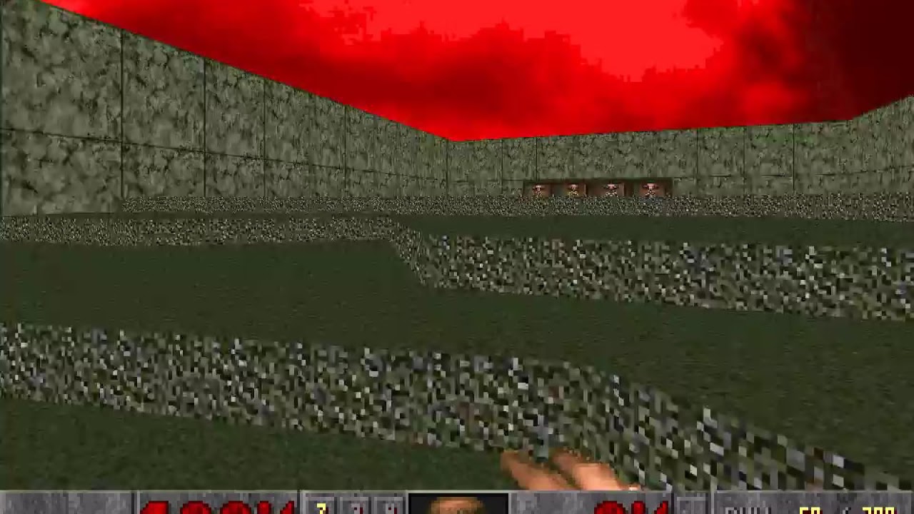 Final Doom TNT level 22, Habitat: Blue key - YouTube