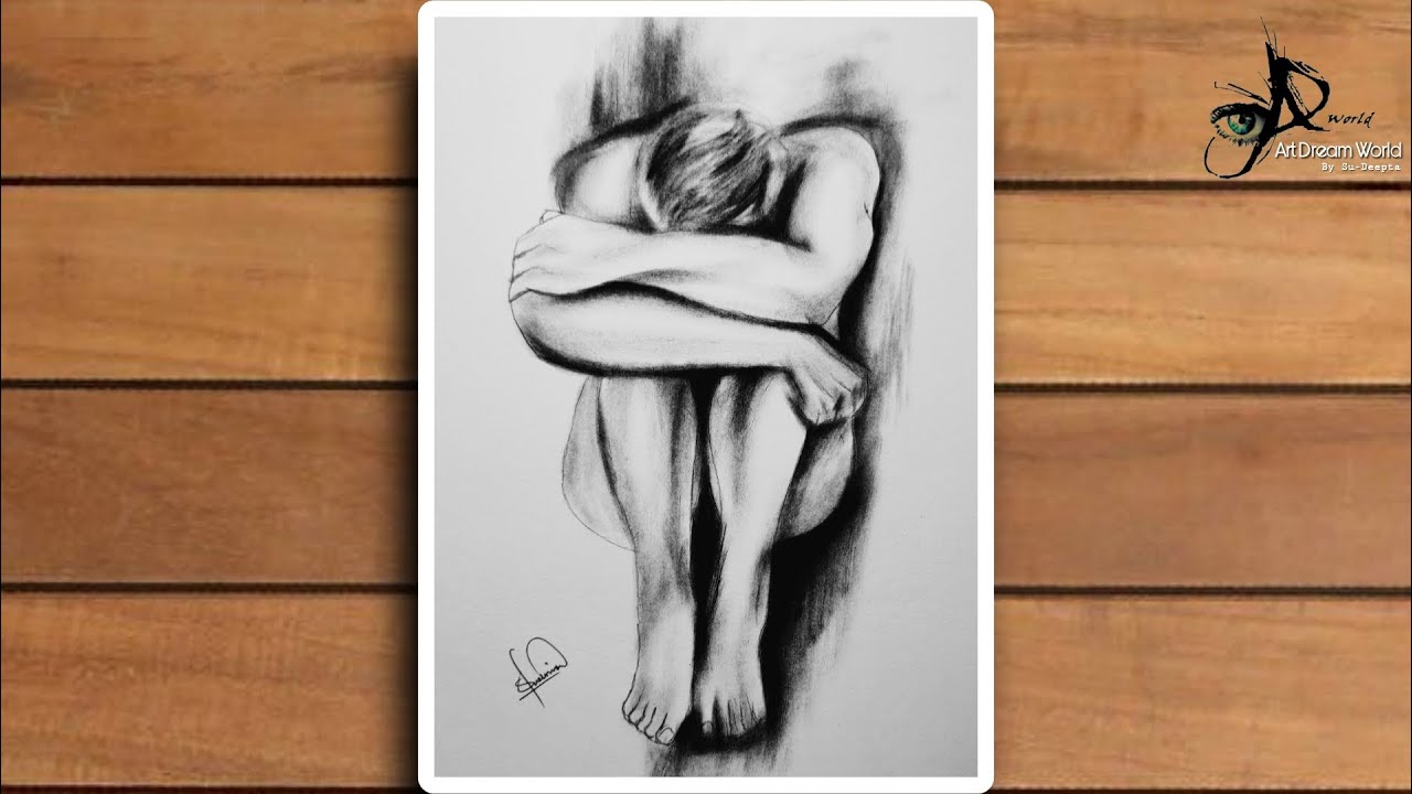 How to draw sad boy easy drawing step by step draw for beginner - YouTube