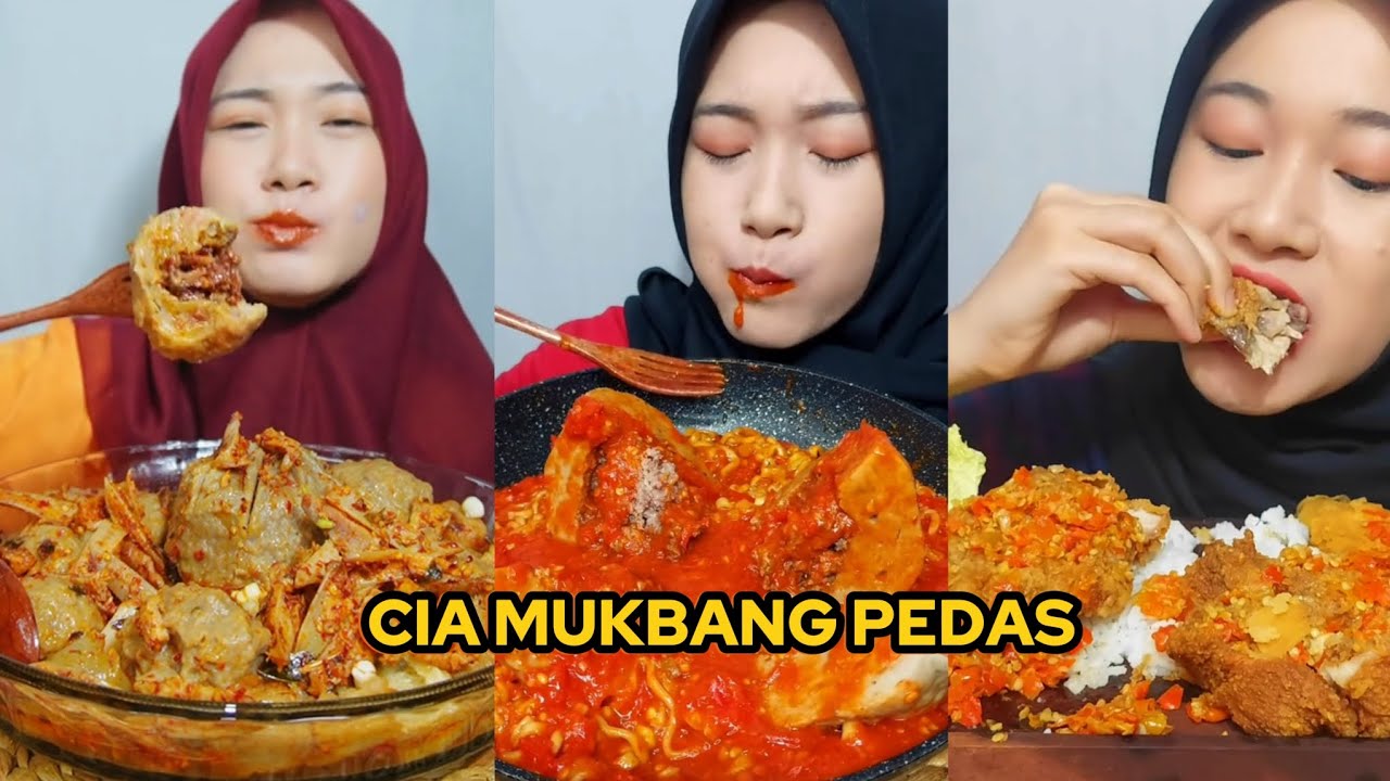 INICIA MUKBANG BOCIRAT, MIE LEVEL, GEPREK, CEKER NO TULANG SUPER PEDAS 🌶🥵 // ASMR, MUKBANG - YouTube