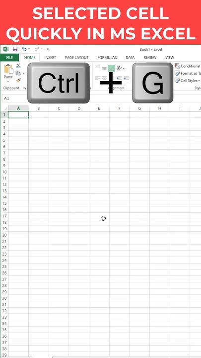 Selected Cell Quickly In Ms Excel Excel Excelshort Exceltipsandtricks Exceltips