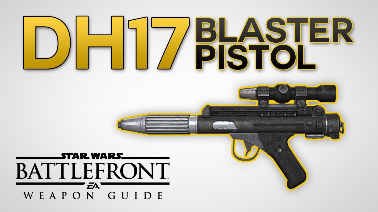 DH17 Blaster Pistol - Star Wars: Battlefront Weapon Guide - YouTube