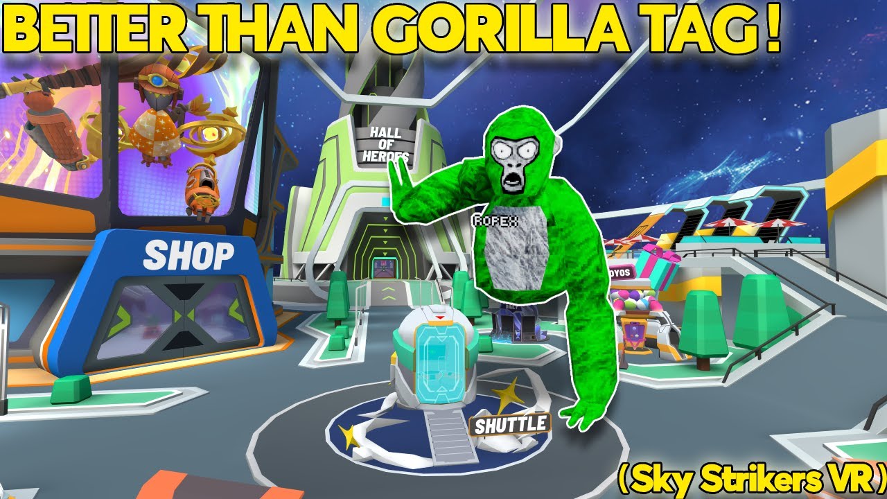 This Game is BETTER Than Gorilla Tag... | Sky Strikers VR - YouTube