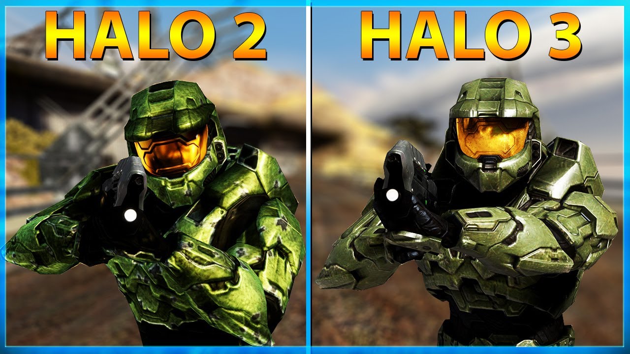 Halo 2 Classic Master Chief Armor In Halo 3 - YouTube