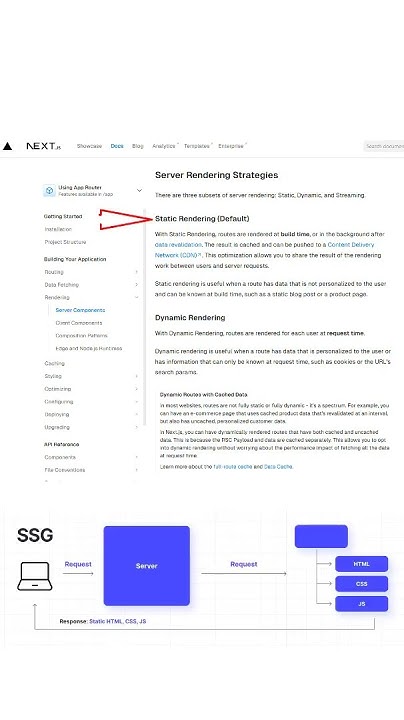 NextJS рендеринг HTML страниц на сервере и статичная генерация (SSR & SSG) #nextjs #javascript # ...