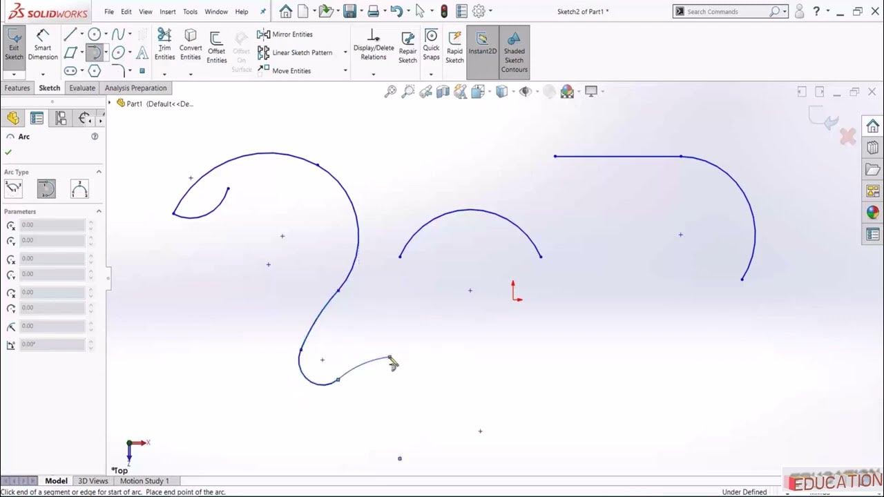 Mastering SolidWorks | Complete Sketching Tutorial from Lines, Arc, Ellipses etc | Section 02 ...