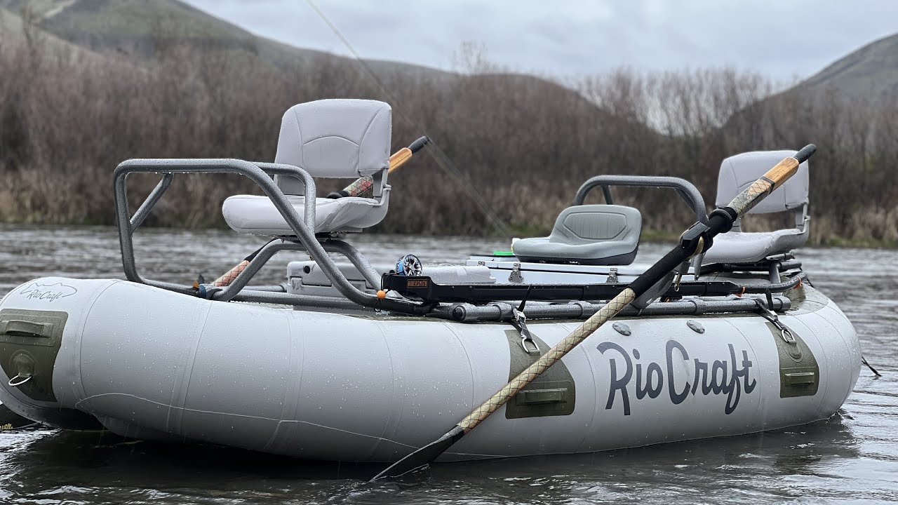 Rio Craft Madison PRO Deluxe // 13'6" (3) Person Fishing Raft - YouTube